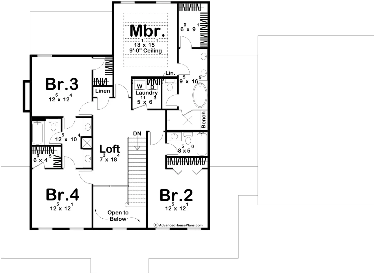 Colonial Style House Plan | Deer Run