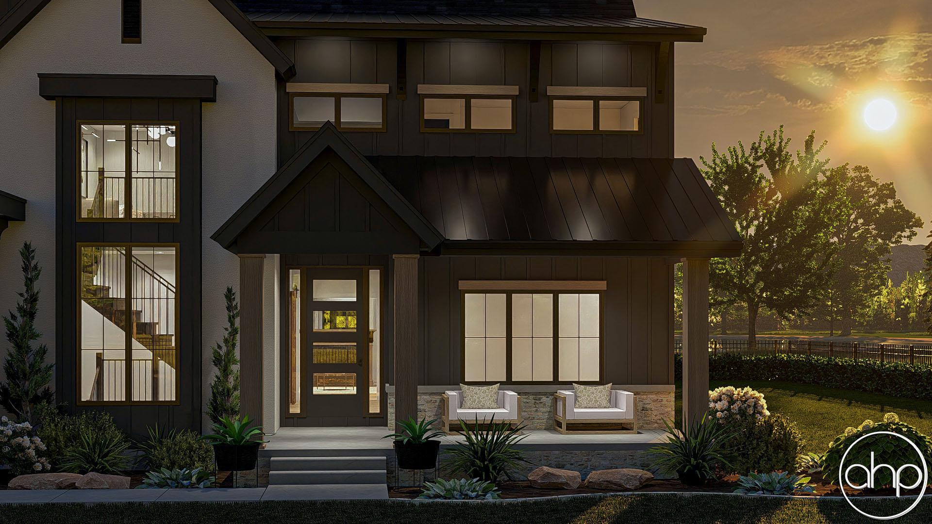 Modern Farmhouse Style House Plan | Vanderhoof