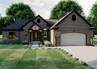 1 Story Traditional House Plan | Dutton