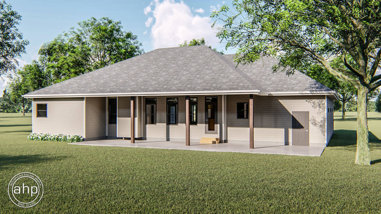 1 Story Traditional House Plan Greenberg Single Story House Floor