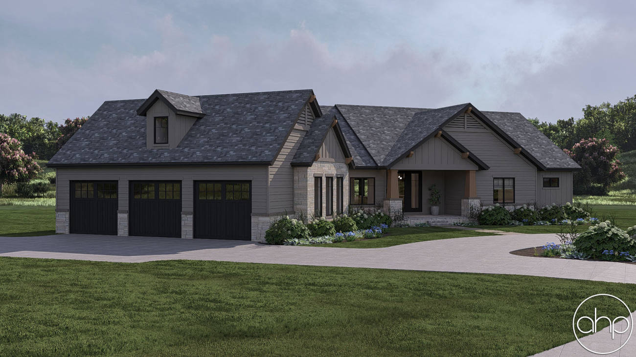 1 Story Craftsman House Plans Brick Craftsman House Plans | Craftsman