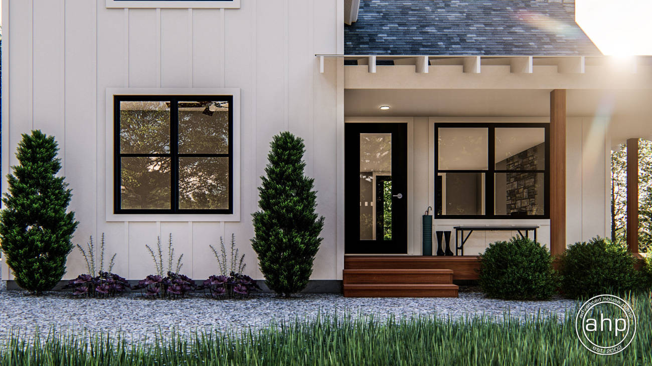 Modern Farmhouse Cabin Floor 2 Story Modern Farmhouse Plan