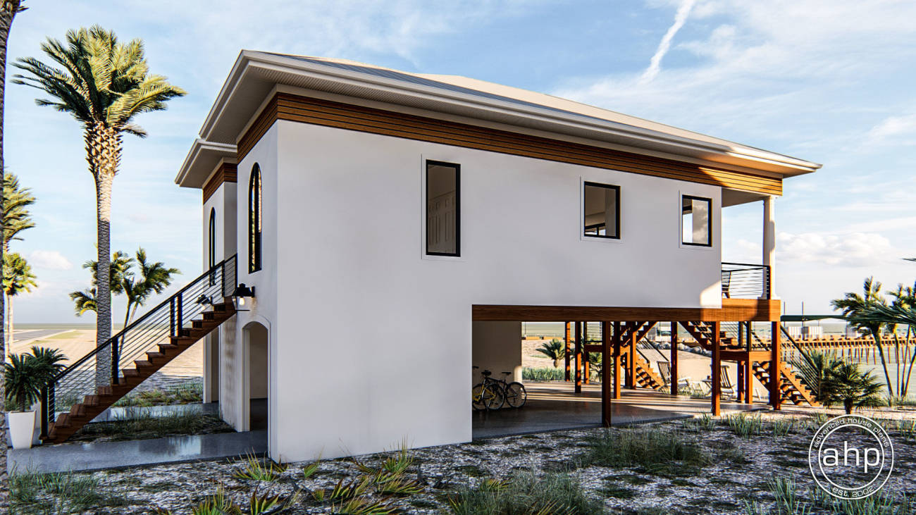 Small House Plans Island Kiser Island Coastal House Plans From