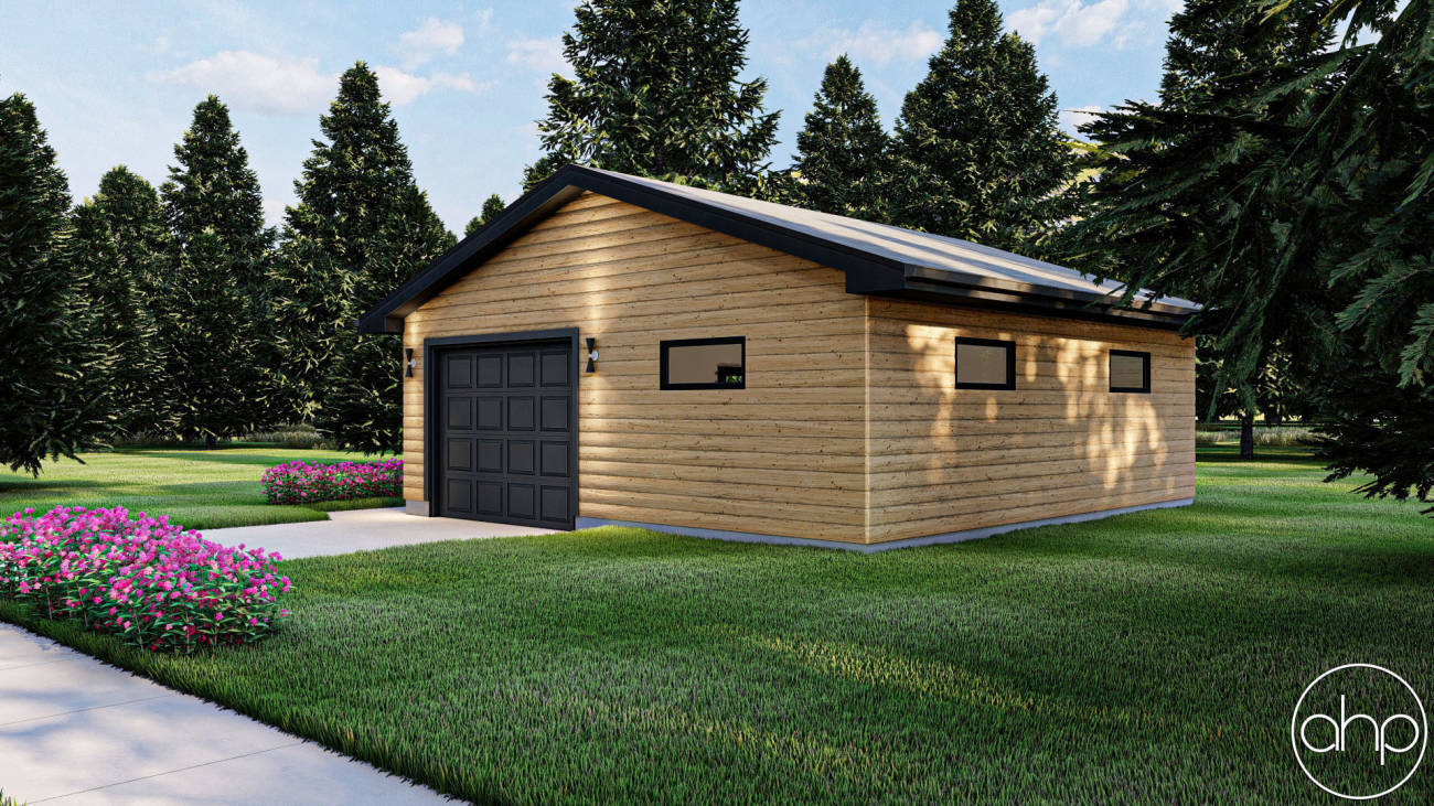 Garage Plans With Log Siding