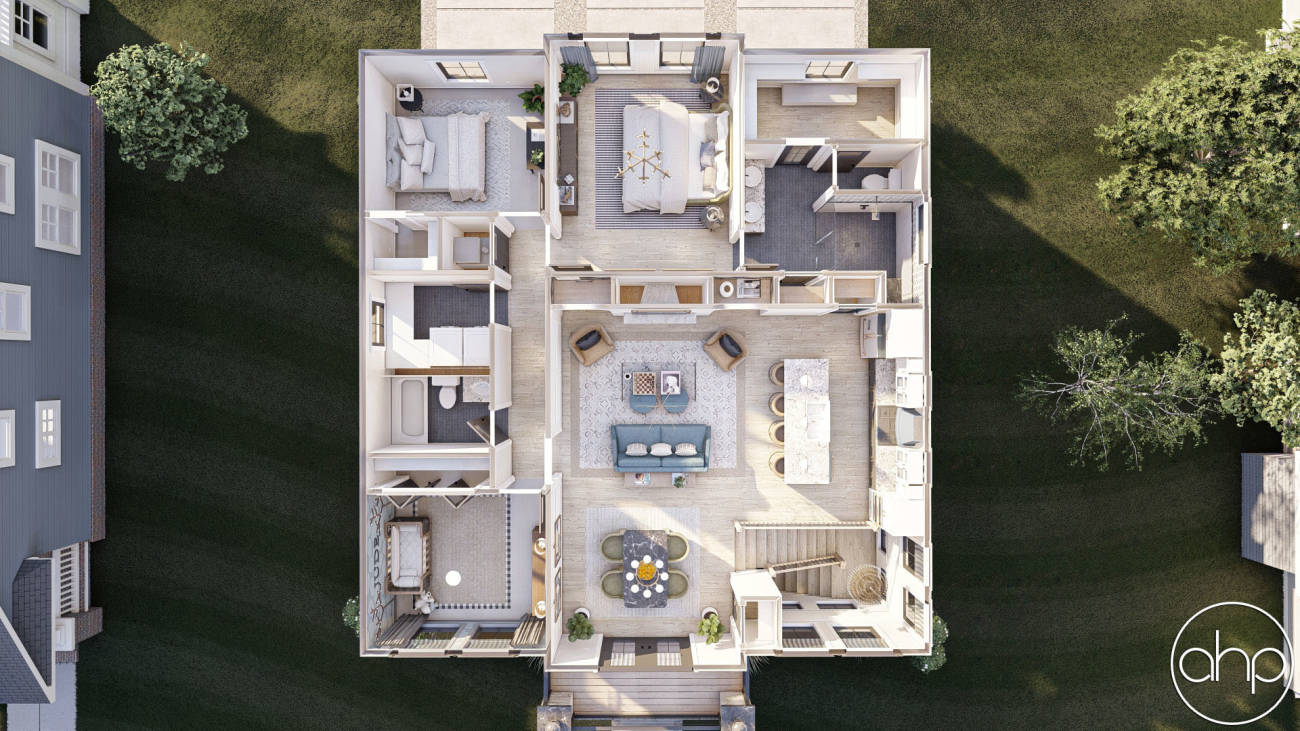 Industrial Open Plan Carriage House Style Carriage House Plans