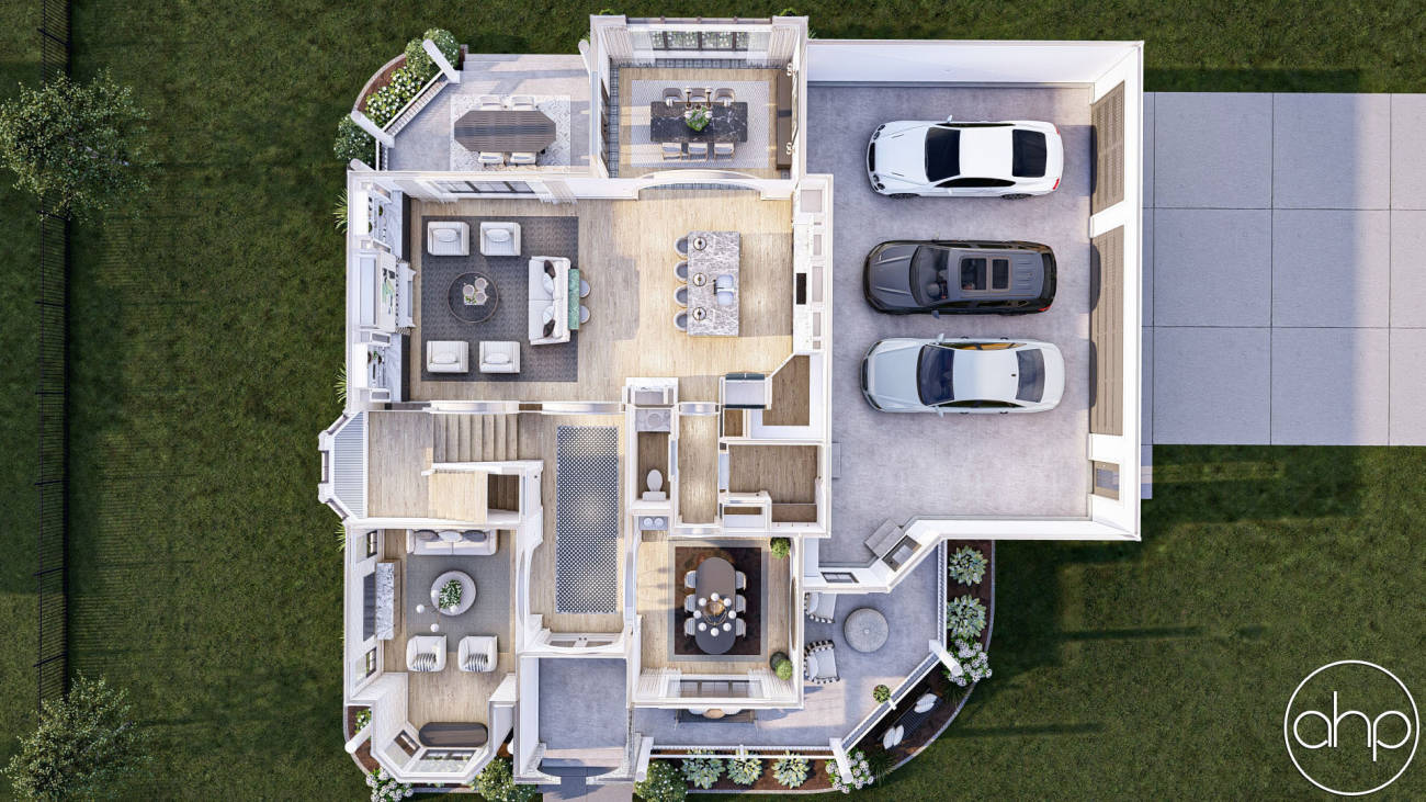 3d Mansion Floor Plans