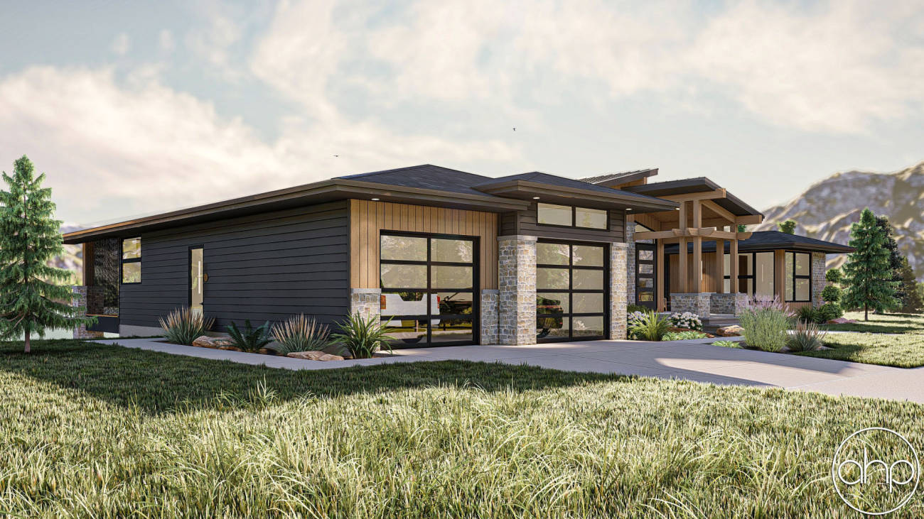 Prairie Style Ranch Home Designs Grand Prairie House Plan | Acadian