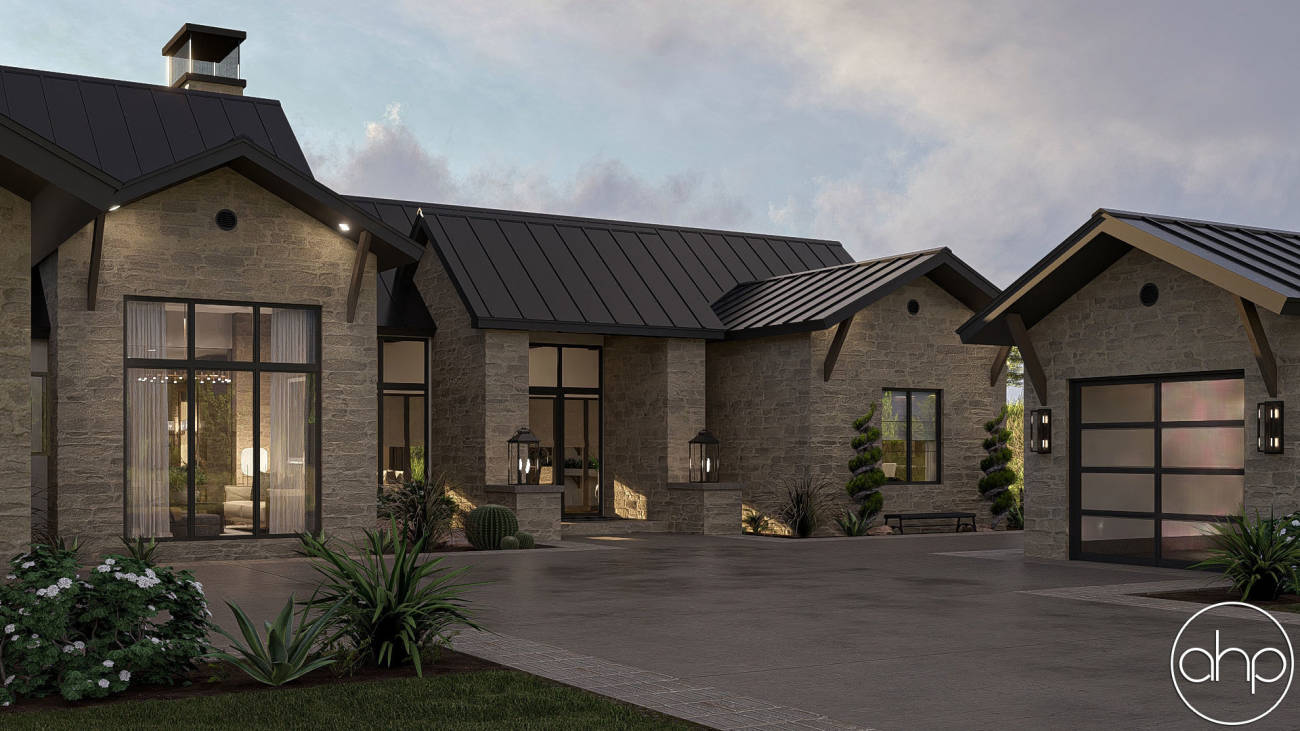 1 5 Story Tuscan House Plan Texas Hillside